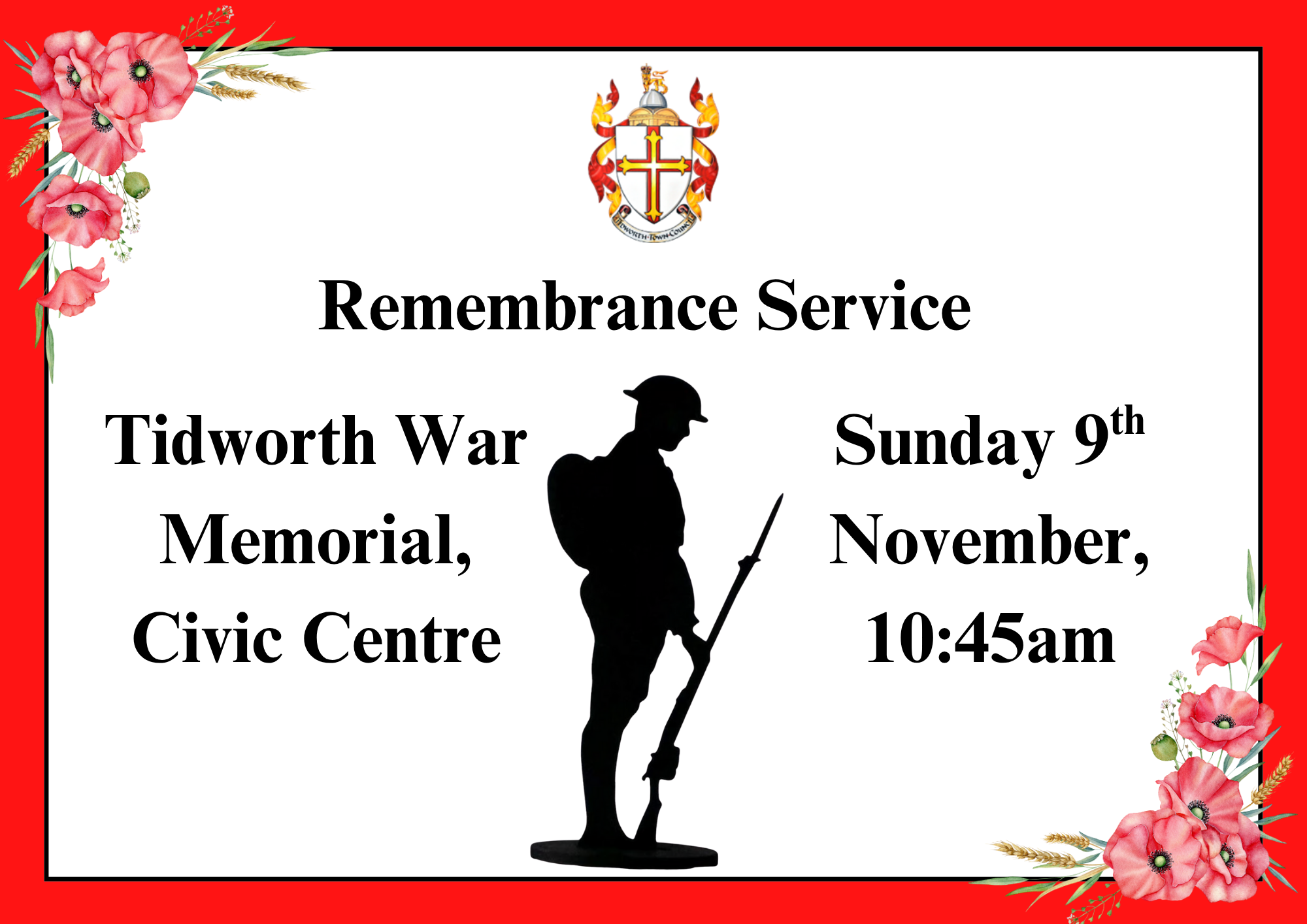 Remembrance Service 2025 - Tidworth Town Council